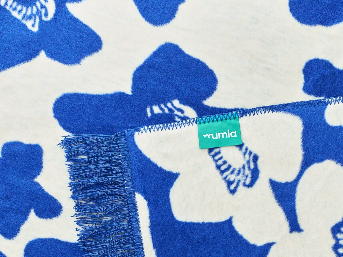 koc niebieskie kwiaty | MUMLA