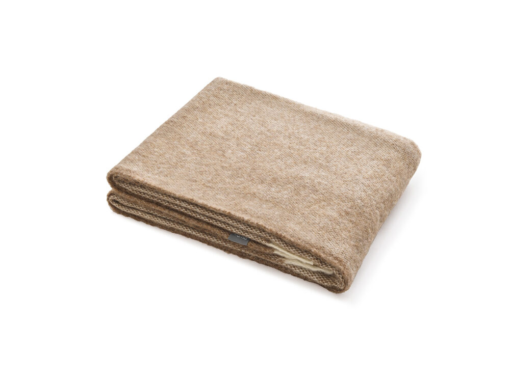 Koc Wełniany Nord Beżowy | Polskie produkty premium | Szybka wysyłka | MUMLA